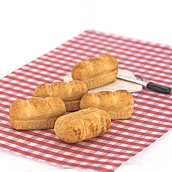 5 Miniature Bread Loaf Tiny Food | Etsy