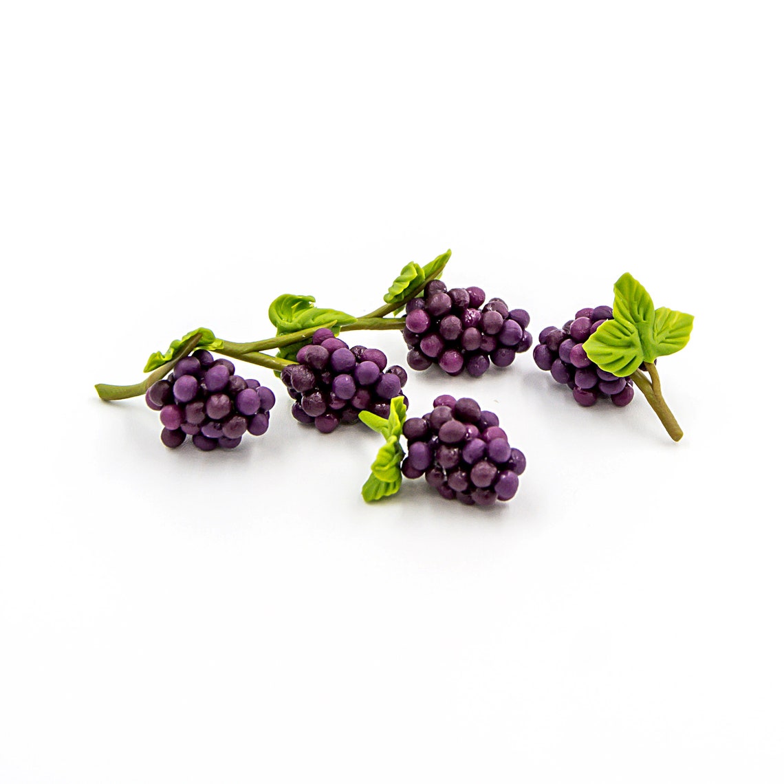 5 Miniature Grapes Dollhouse Miniature Food - Etsy