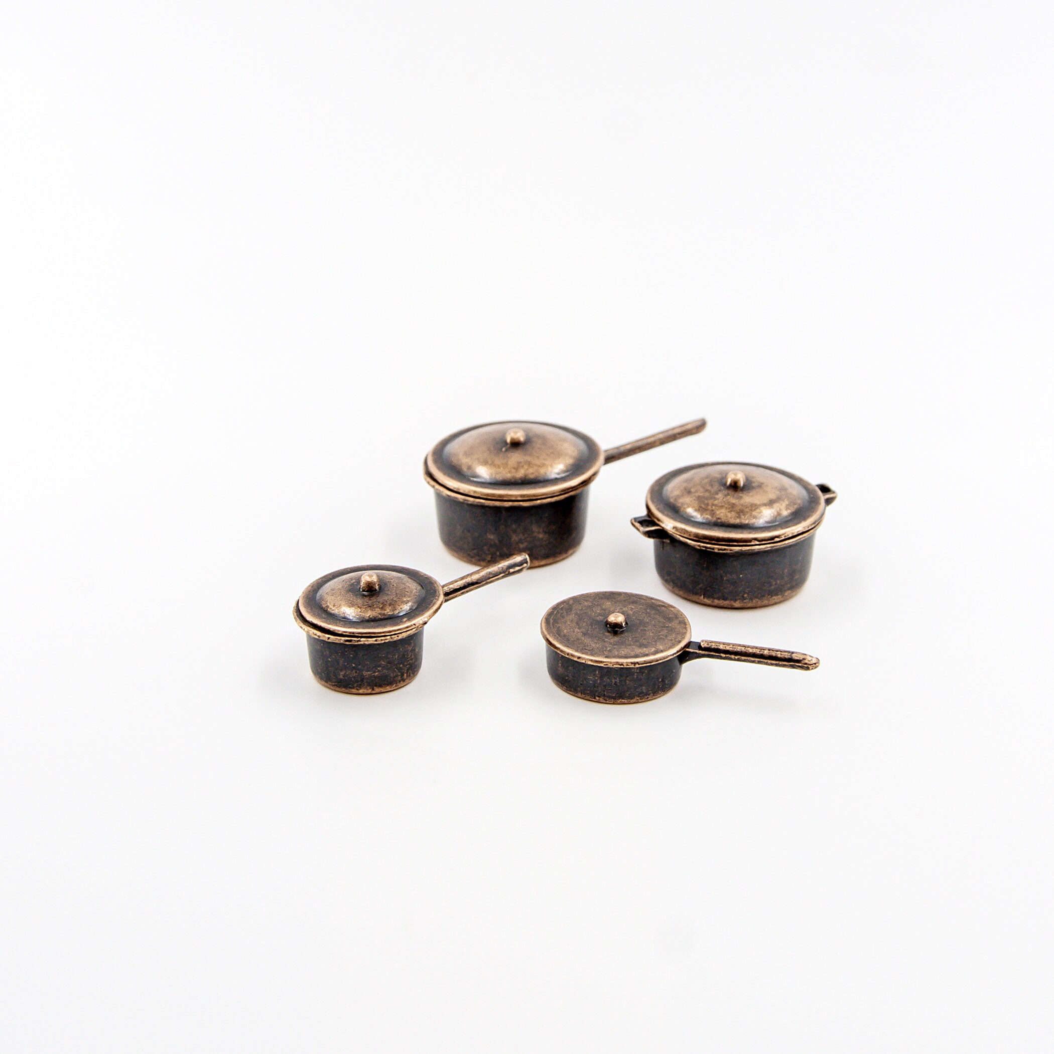 Miniature Cooking Pots Dollhouse Kitchen Props Replica | Etsy