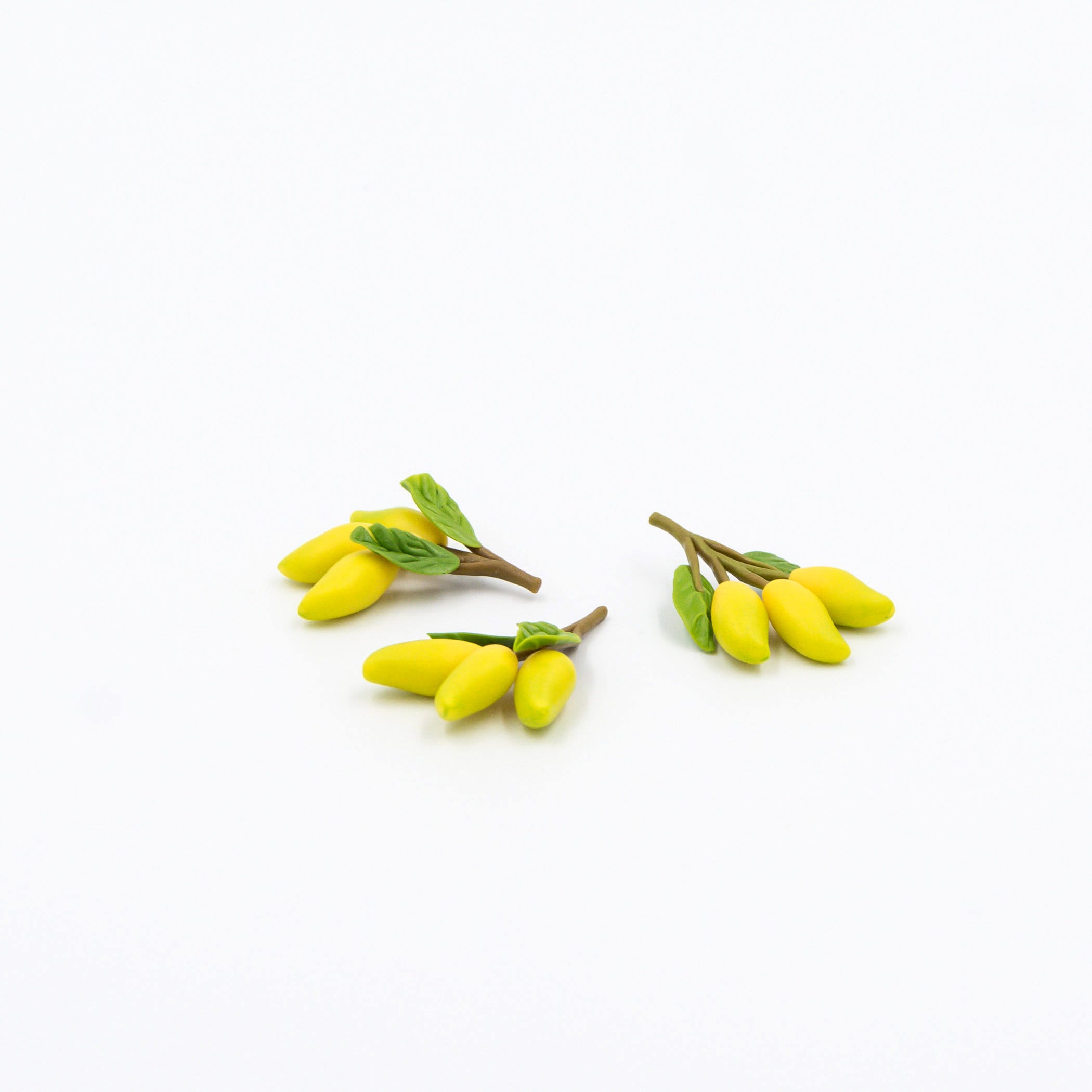 Dolls & Miniatures 10 pieces Miniature Mango with wooden box for ...