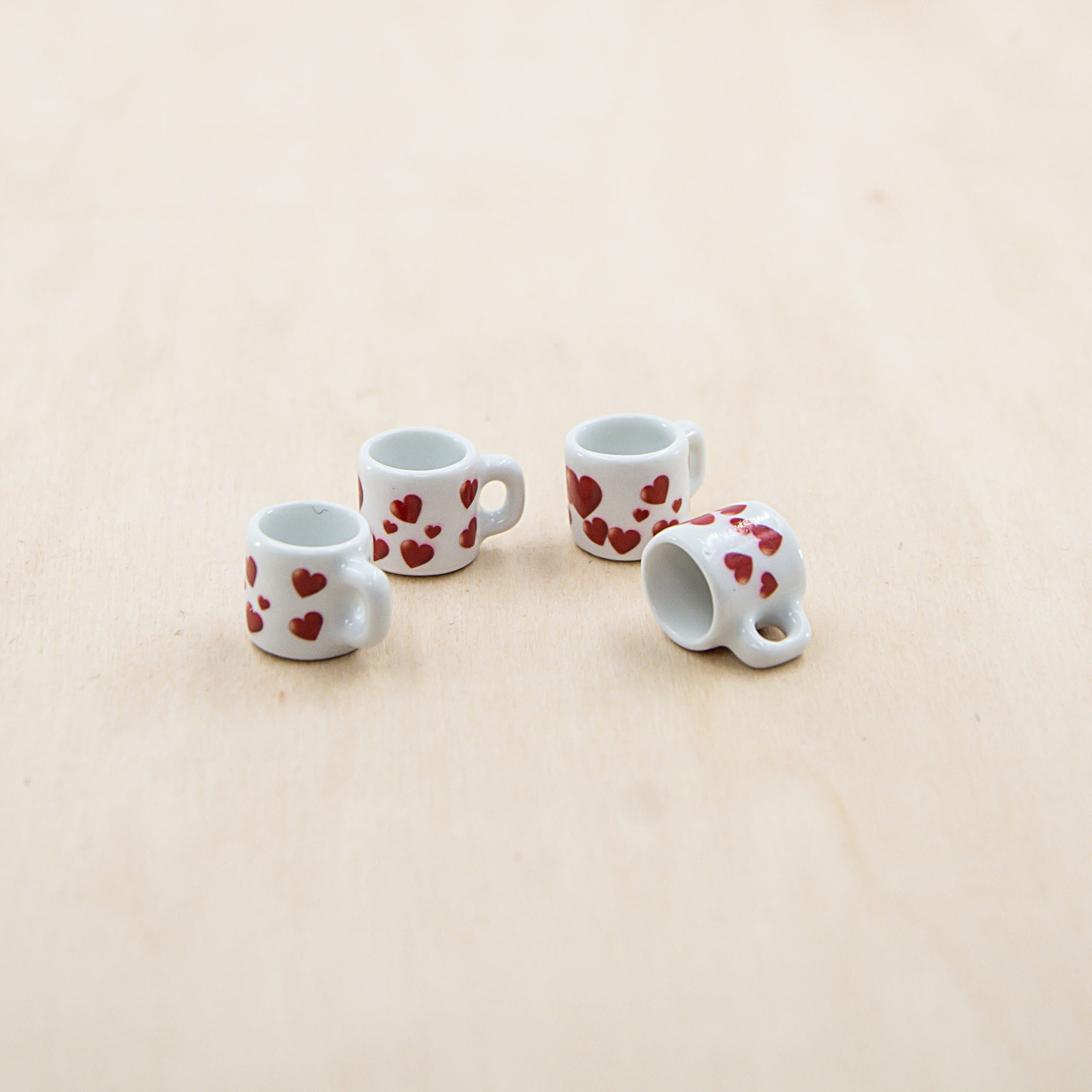 4 Miniature mugs Ceramic dinnerware | Etsy