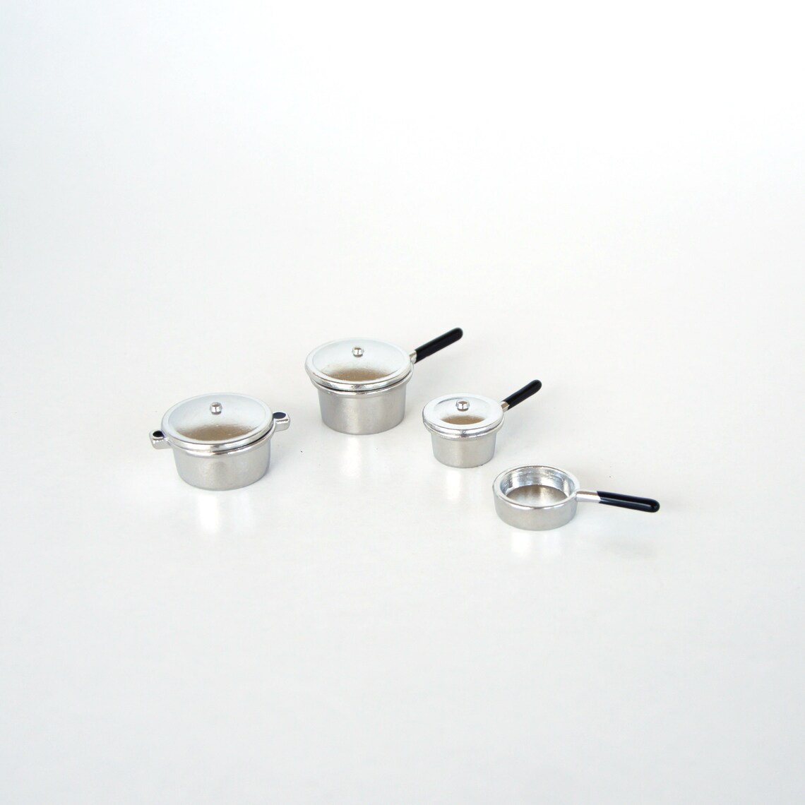 Miniature Cooking Pots Dollhouse Miniatures Kitchen Cooking | Etsy