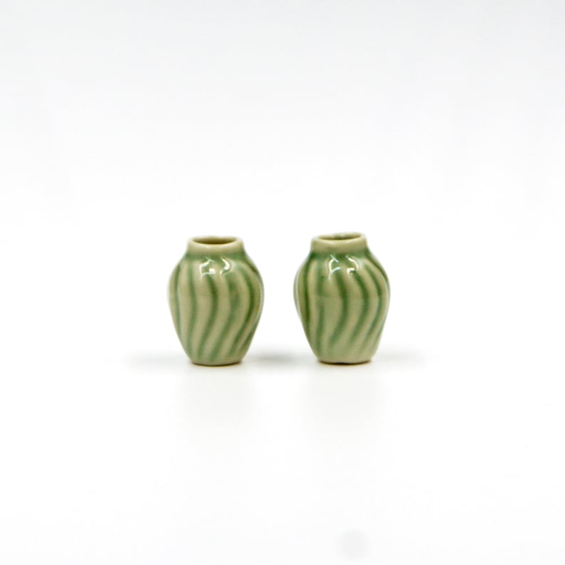 2 Miniature vases Tiny pottery Mini ceramic vase | Etsy