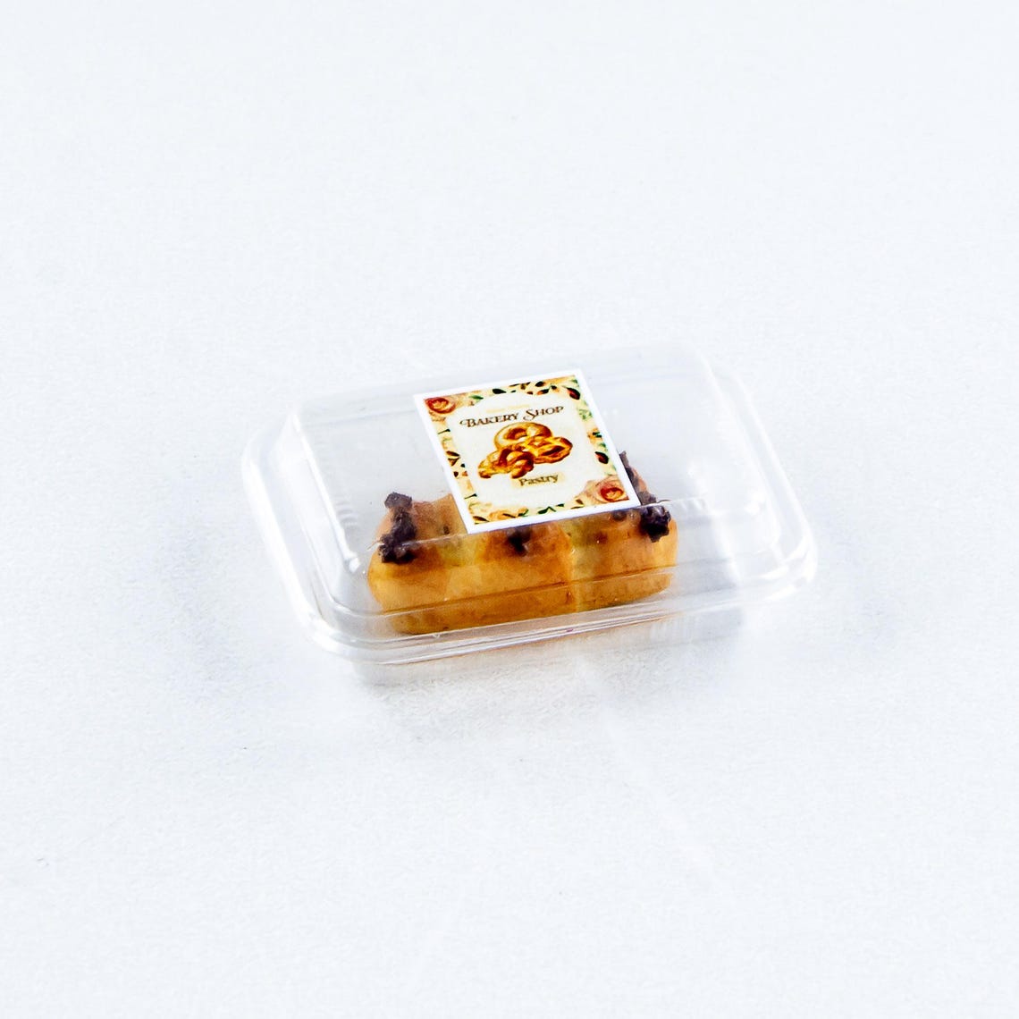 Miniature Pastry in a Transparent Container, Tiny Food - Etsy