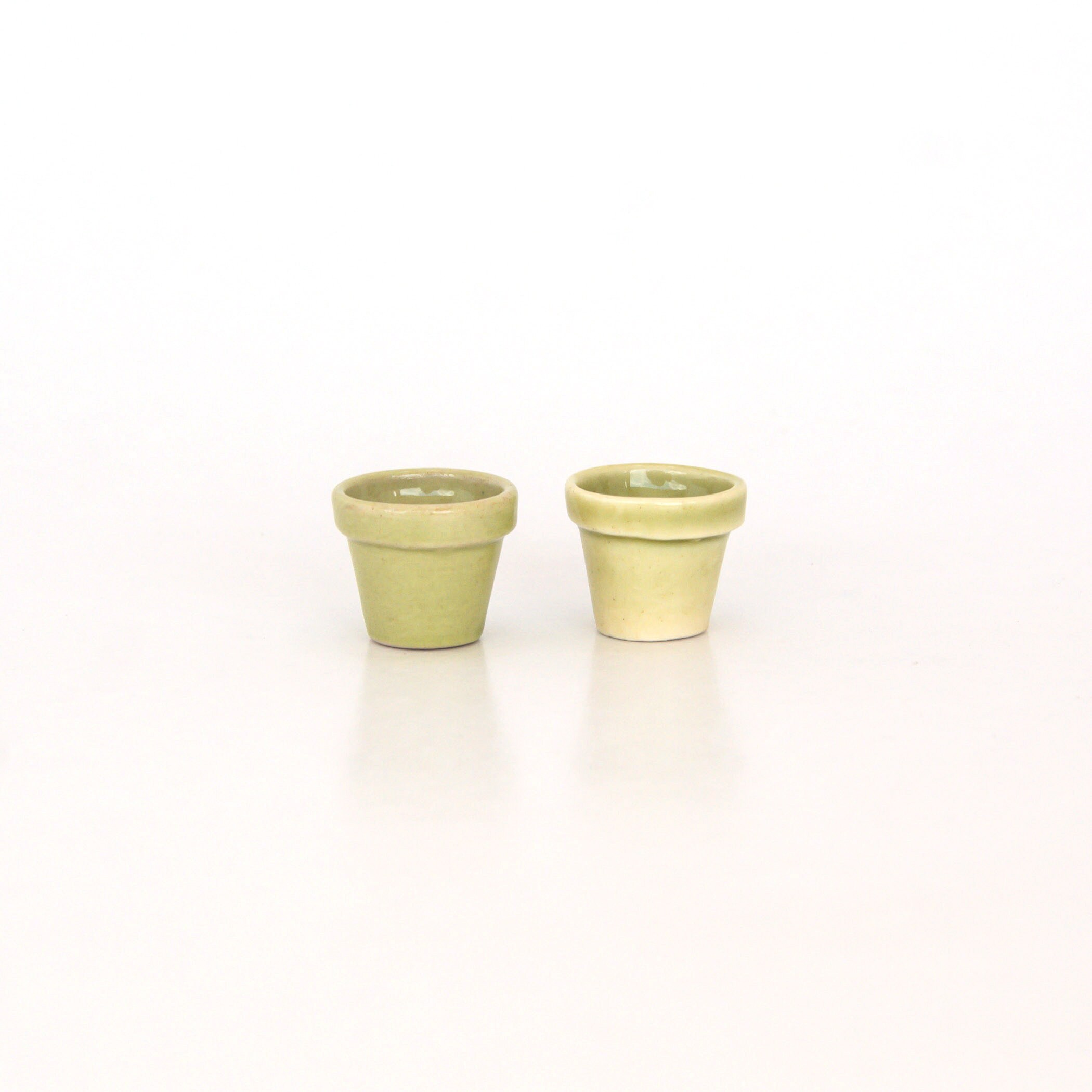 2 Miniature Plant Pots Fairy Garden Miniatures Miniature - Etsy UK