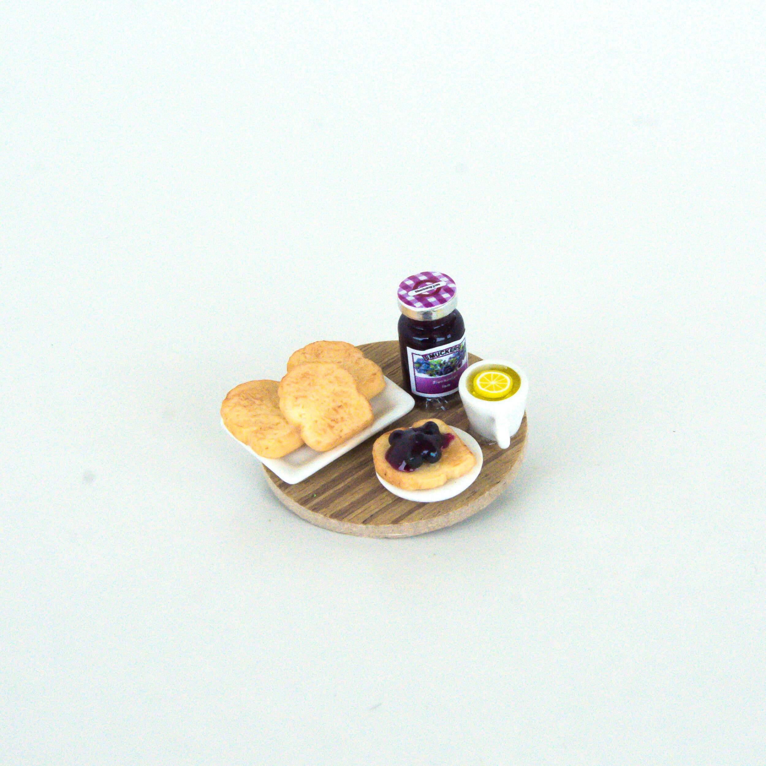 Miniature Breakfast Dollhouse Miniatures Food Tiny Food - Etsy