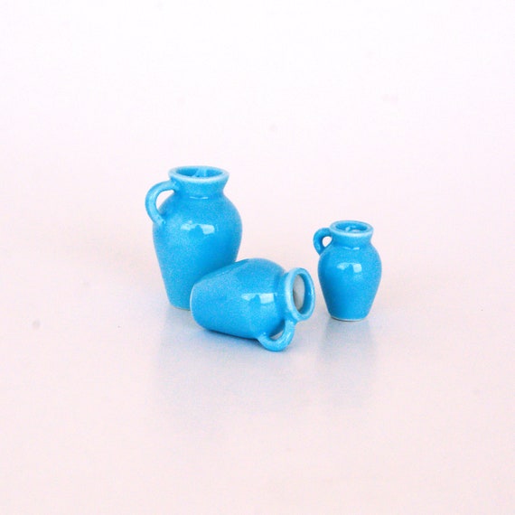 Set of 3 Miniature Vases Tiny Pottery Mini Ceramic Vase - Etsy