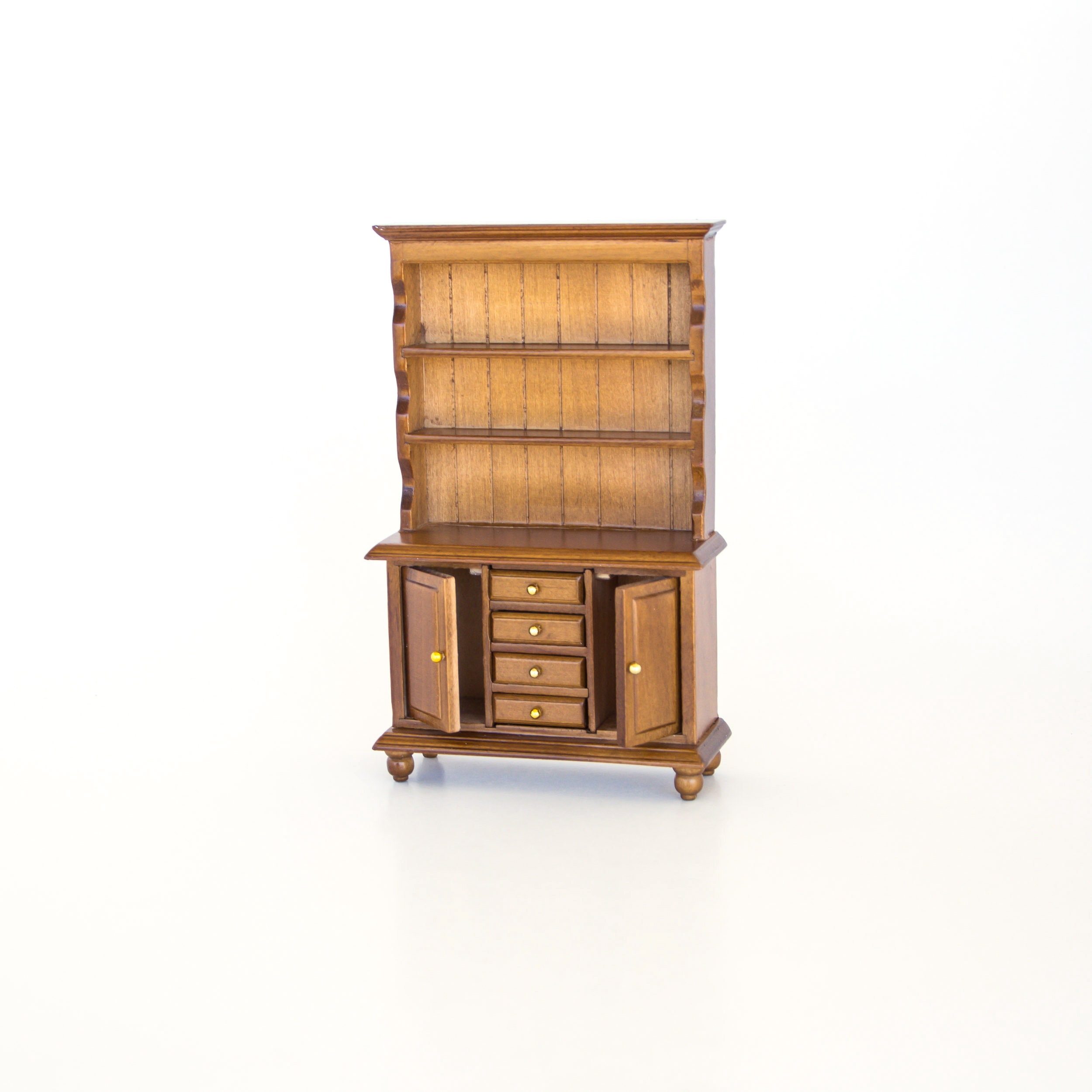 Miniature Cabinet Wooden Cupboard Dollhouse Miniatures | Etsy