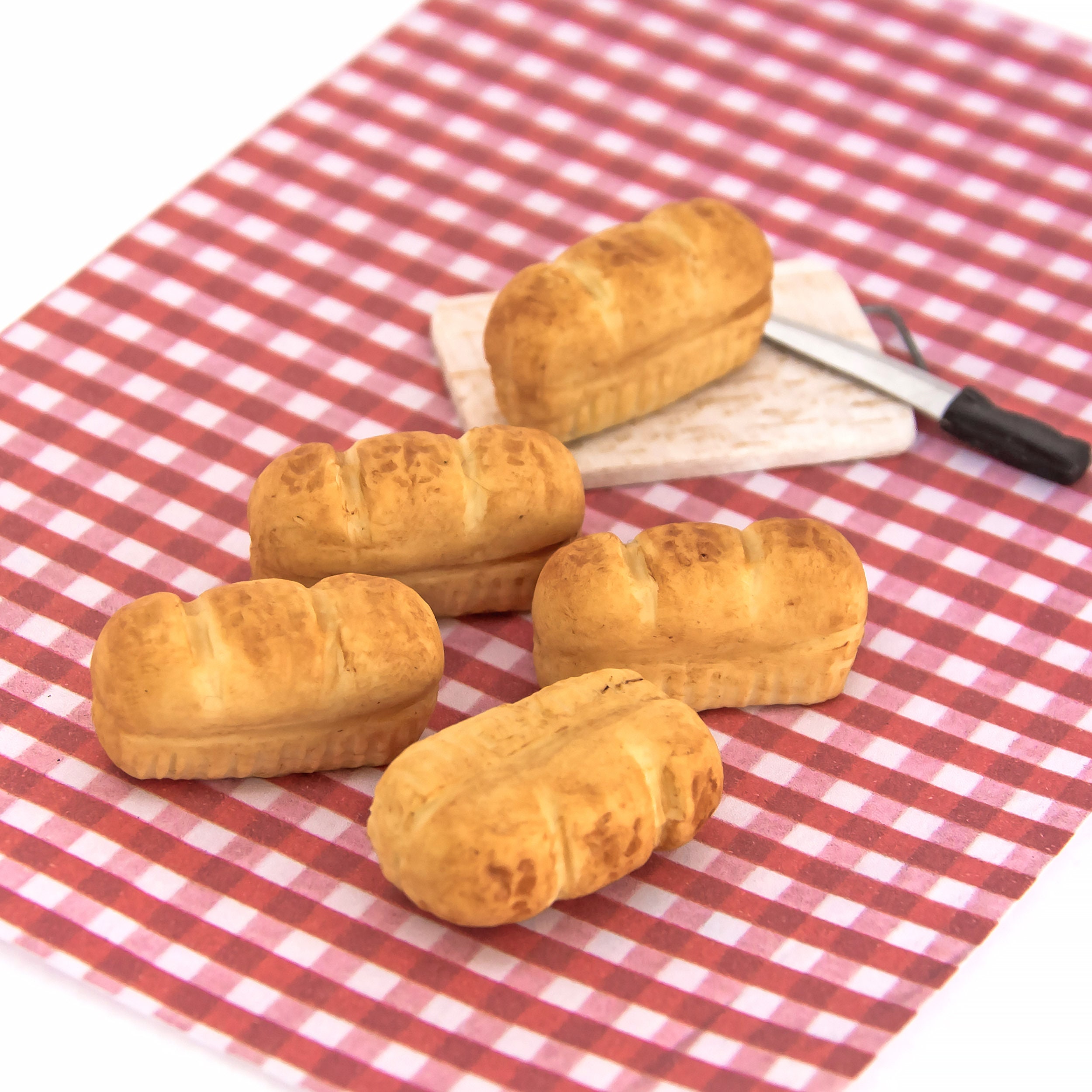 5 Miniature Bread Loaf Tiny Food - Etsy