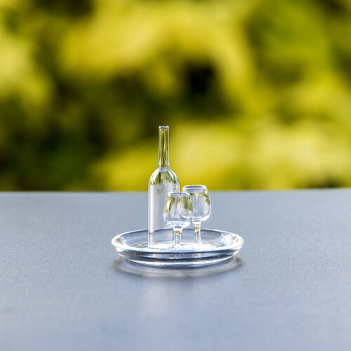 Miniature Glass Set Hand Blown Glass Props Replica - Etsy