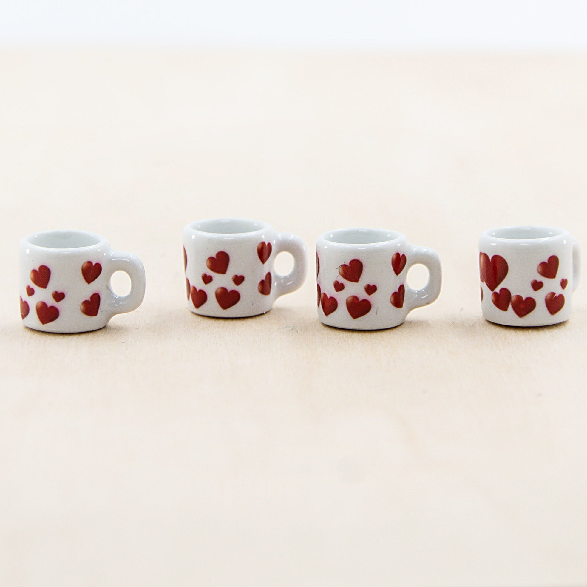 4 Miniature mugs Ceramic dinnerware | Etsy