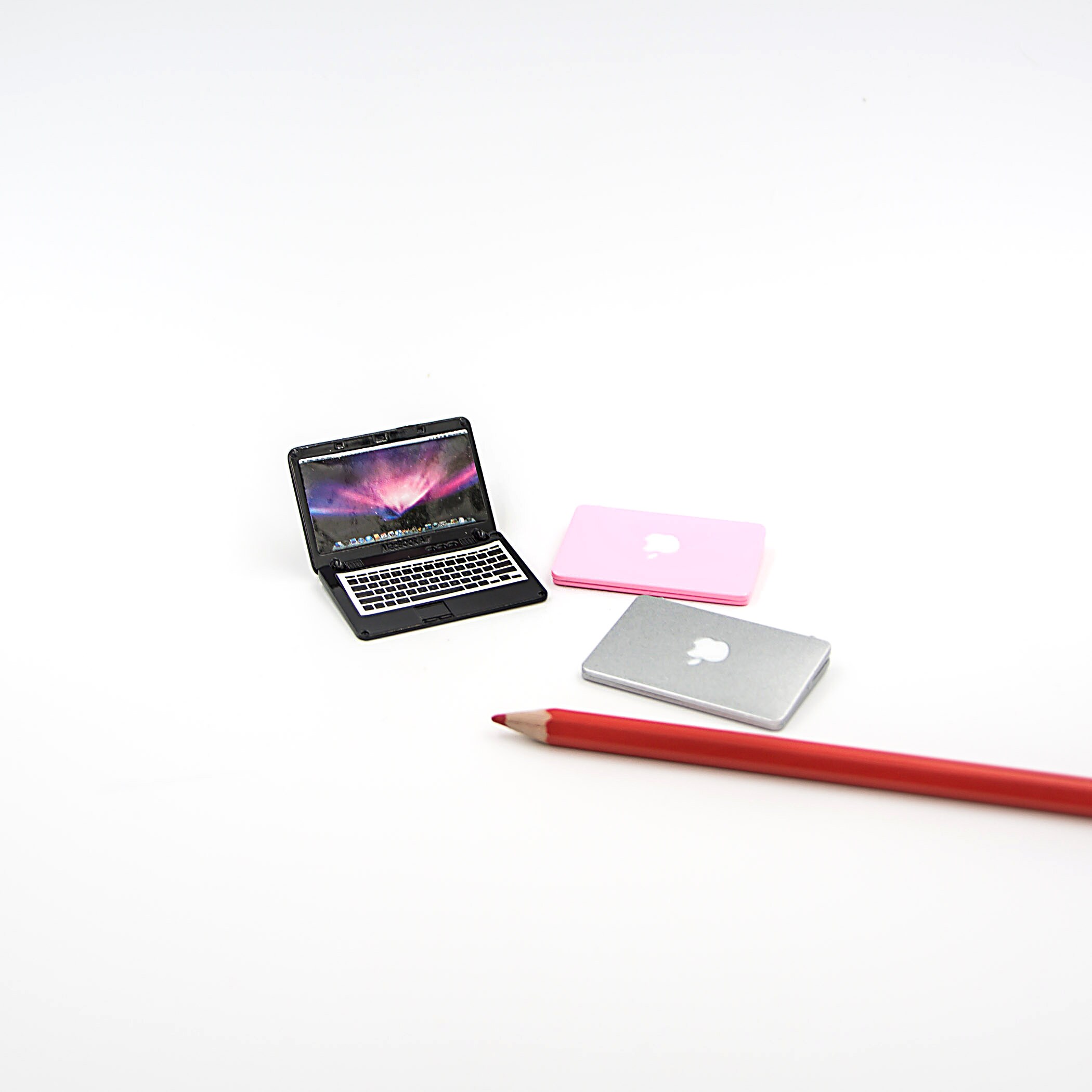 Miniature Dollhouse Laptop Office Decor - Etsy