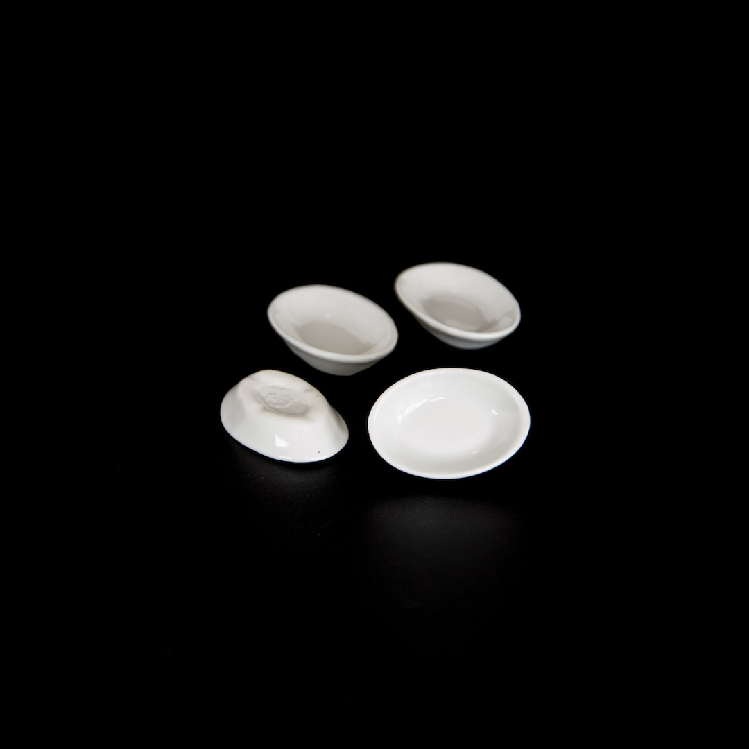4 Miniature Serving Dishes Tiny Pottery Ceramic Miniatures - Etsy