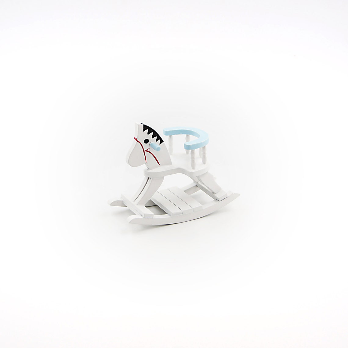 Miniature Rocking Horse Dollhouse Miniatures Furniture | Etsy