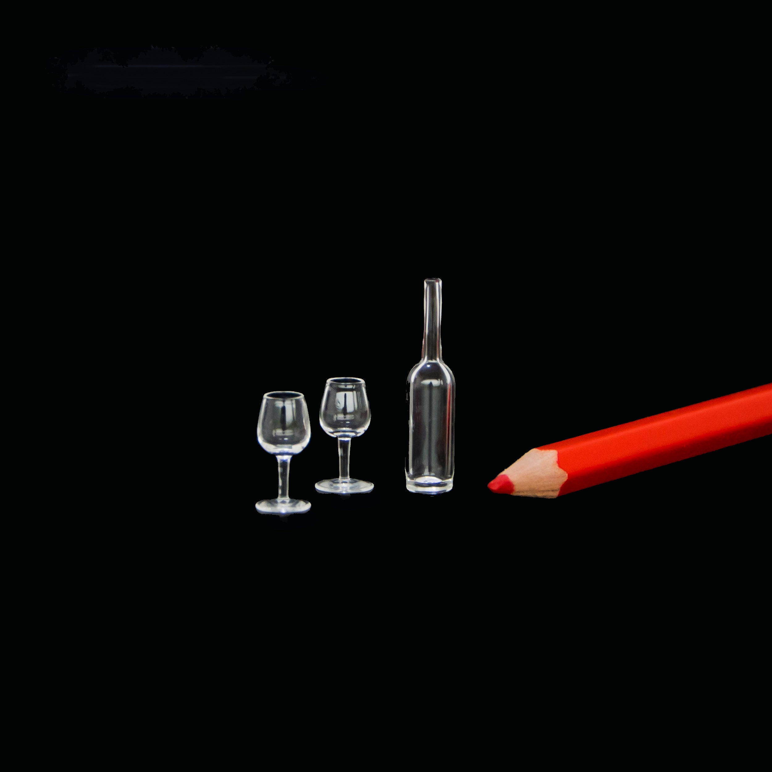 Miniature Glass Set Hand Blown Glass Tabletop Miniatures - Etsy Canada