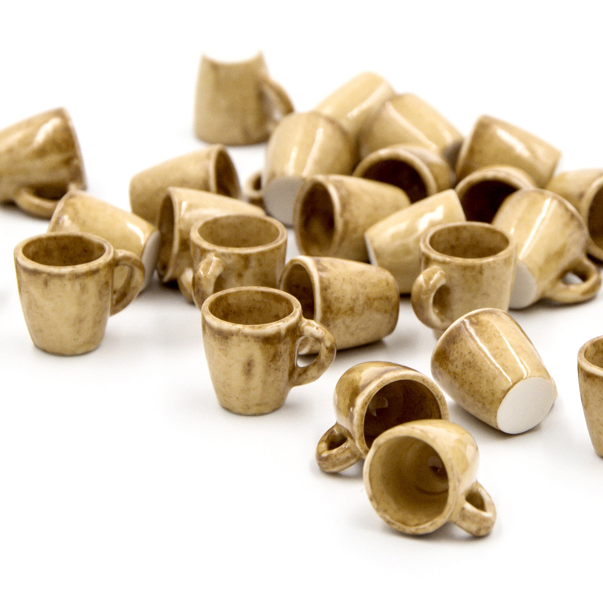 10 Miniature mug Tiny pottery Ceramic miniatures | Etsy