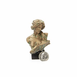 Miniature Bust Statue Ancient Athena Props Replica - Etsy