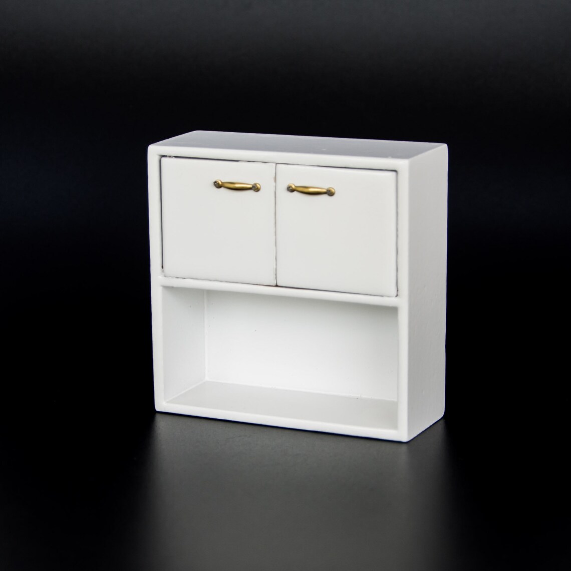 Miniature display cabinet Wooden cupboard Dollhouse miniatures | Etsy