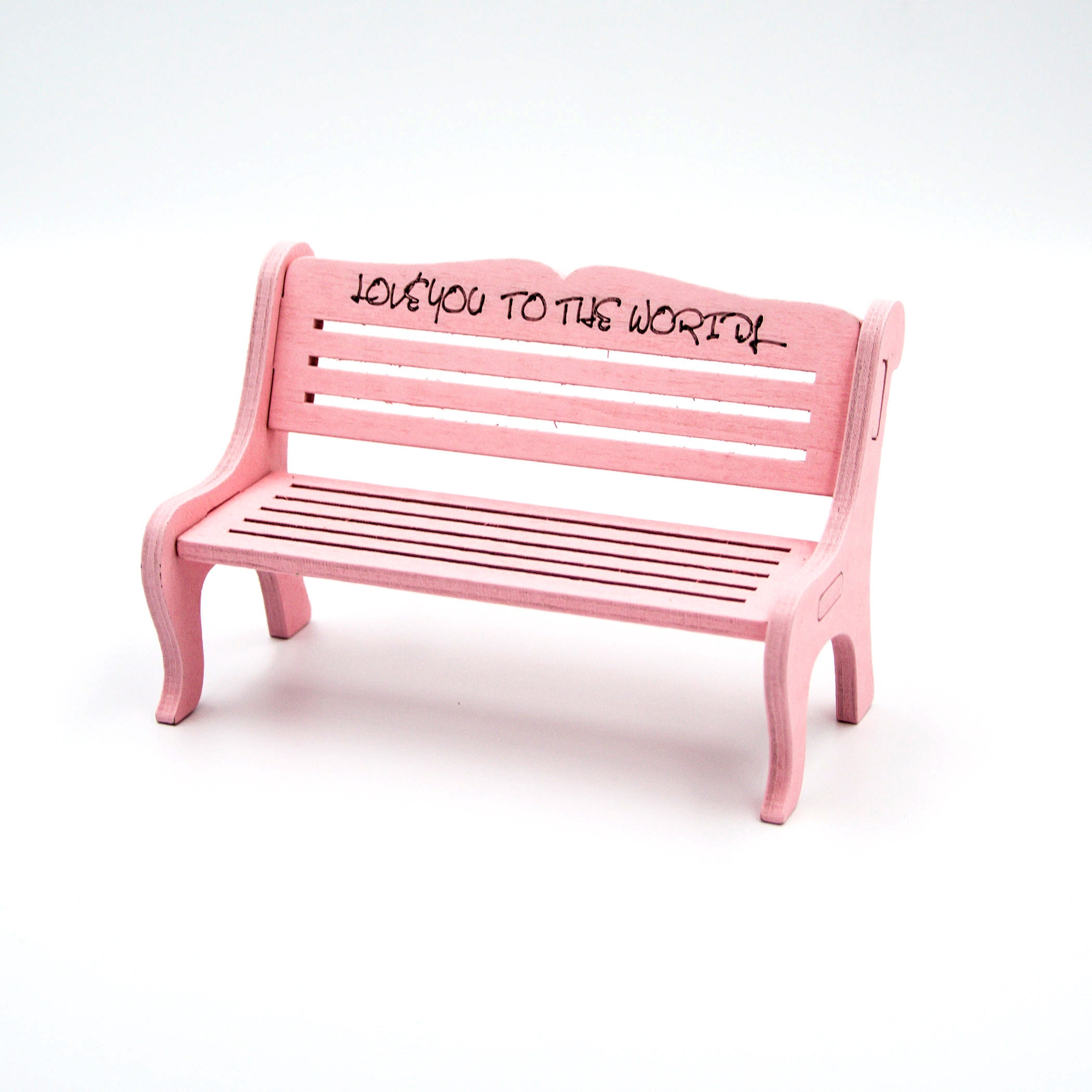 Miniature Park Bench Dollhouse Miniatures Furniture - Etsy