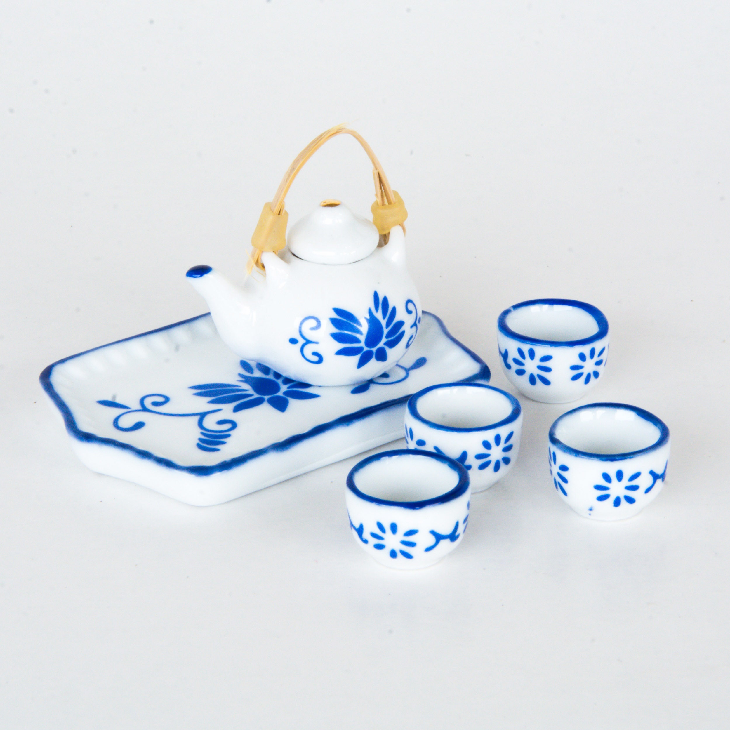 Miniature Chinese Tea Set Tiny Pottery - Etsy