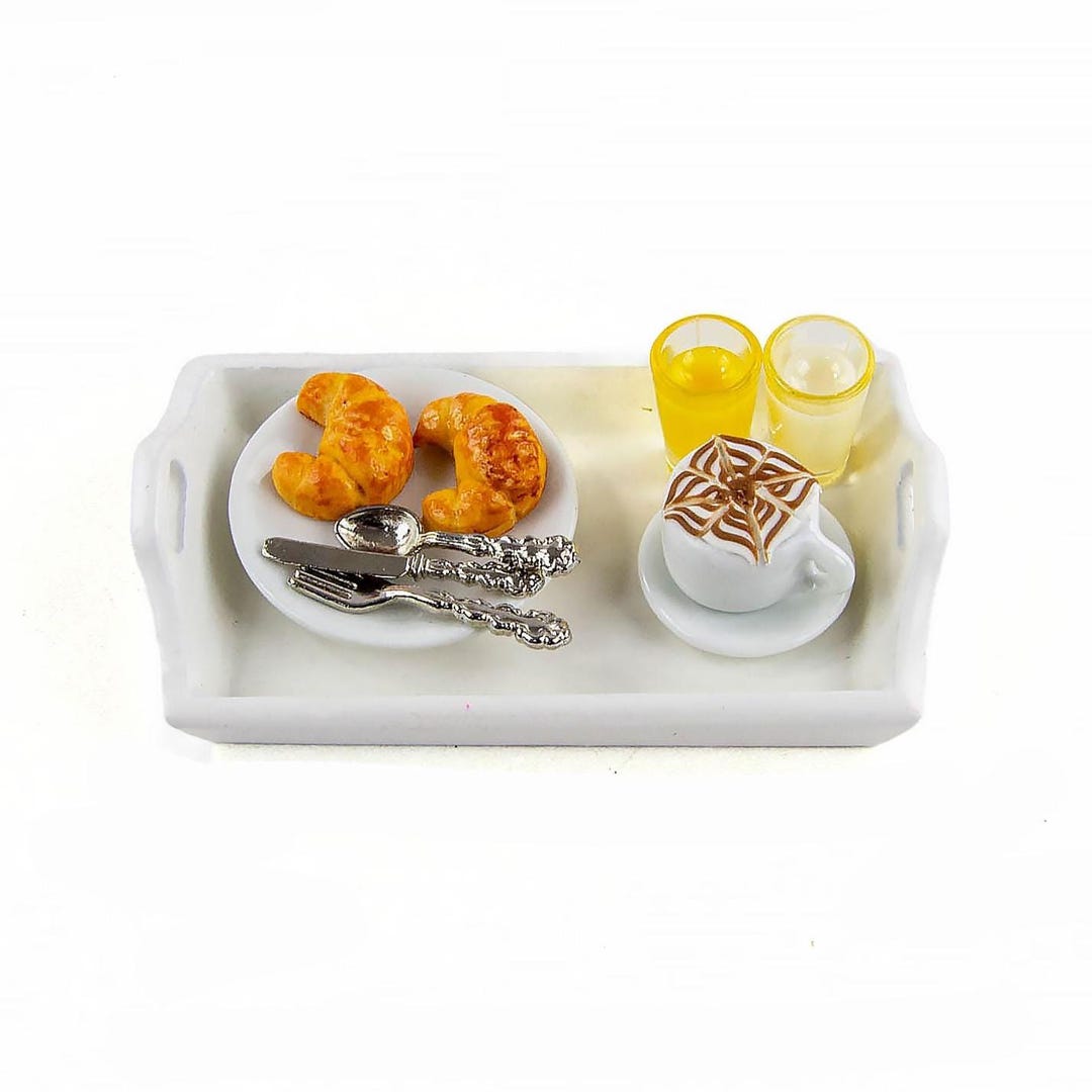Miniature Croissant Set, Dollhouse Bakery - Etsy