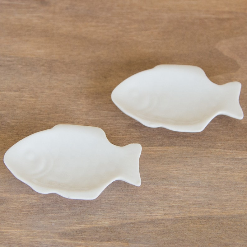 2 Miniature Fish Plates - Etsy