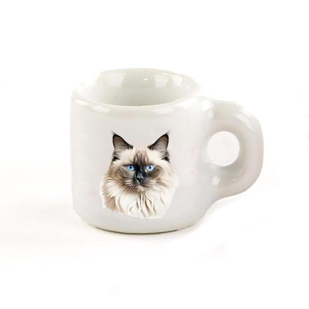 Miniature Cat Mug Birman - Etsy