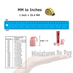 2 Miniature Drinks Realistic Miniatures - Etsy