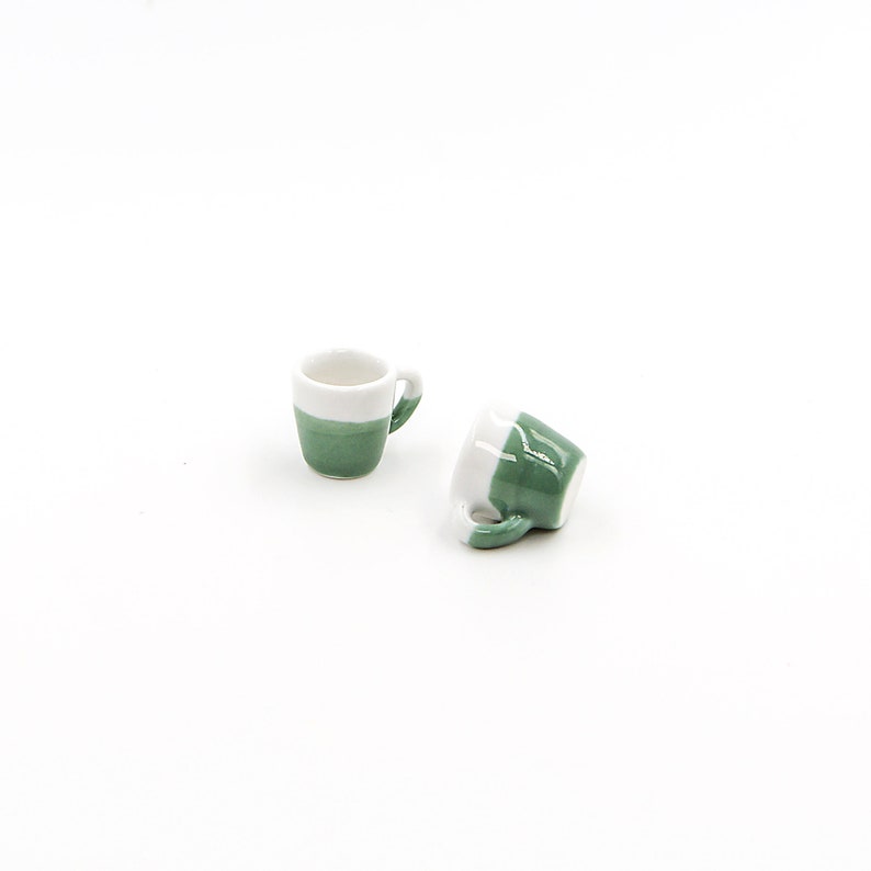 10 Miniature Mug Ceramic Dinnerware - Etsy