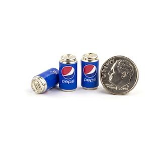 3 Miniature Soda Cans Realistic Miniatures - Etsy