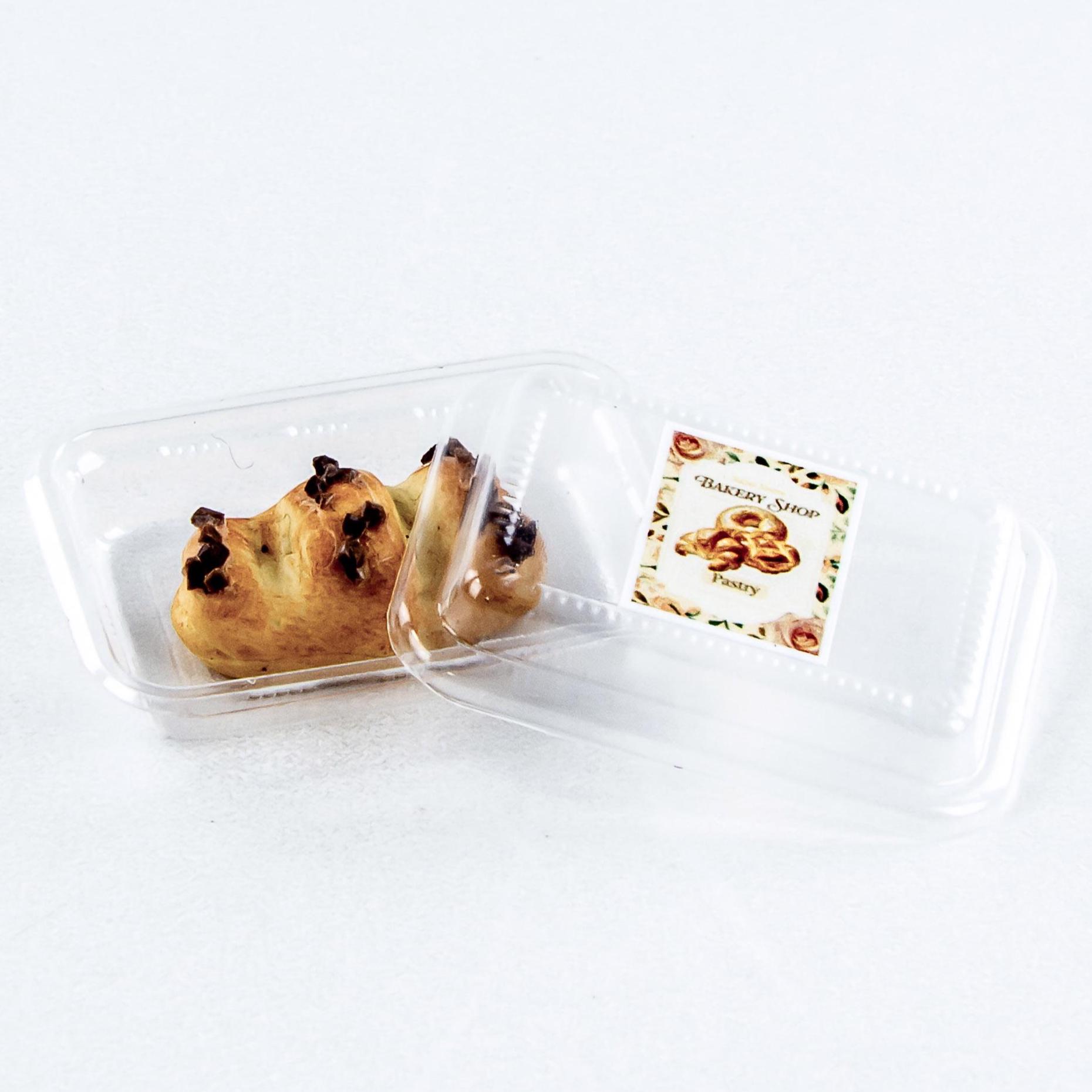Miniature Pastry in a Transparent Container, Tiny Food - Etsy