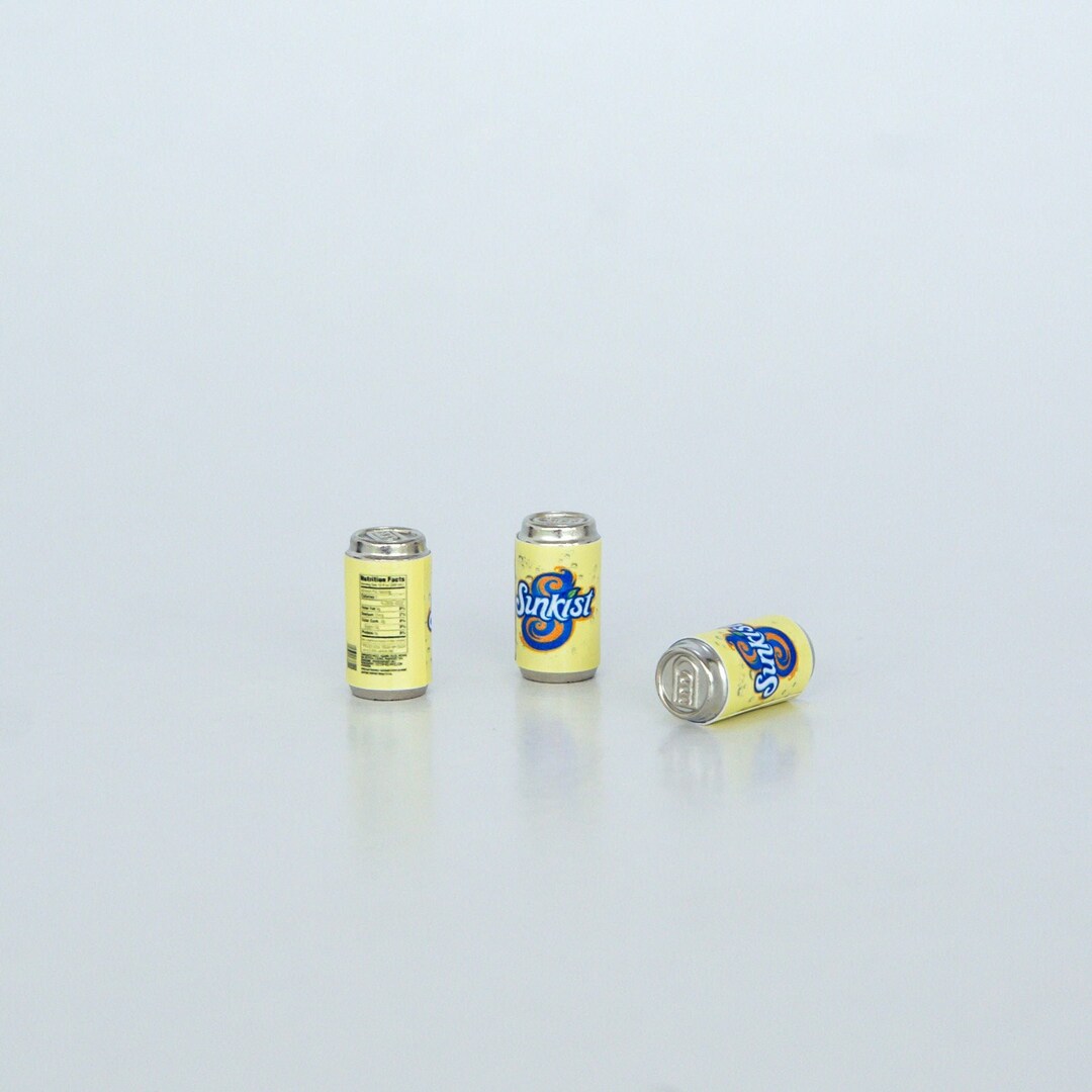 3 Miniature Soda Cans Miniature Groceries - Etsy