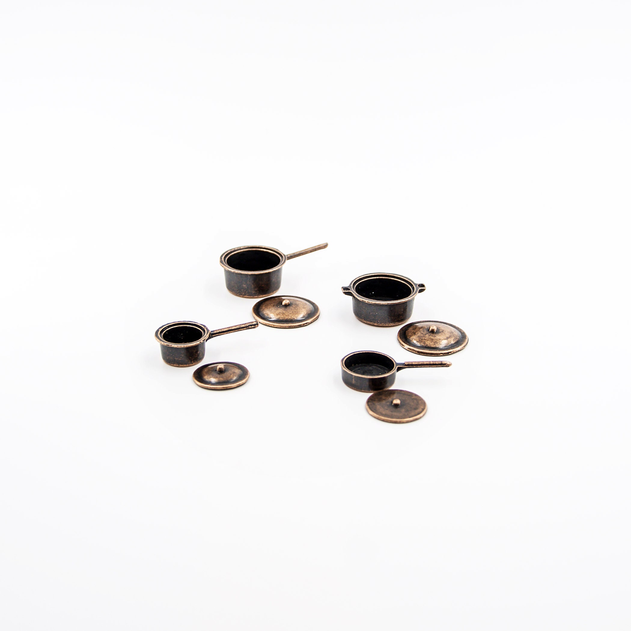 Miniature Cooking Pots Dollhouse Kitchen Props Replica | Etsy