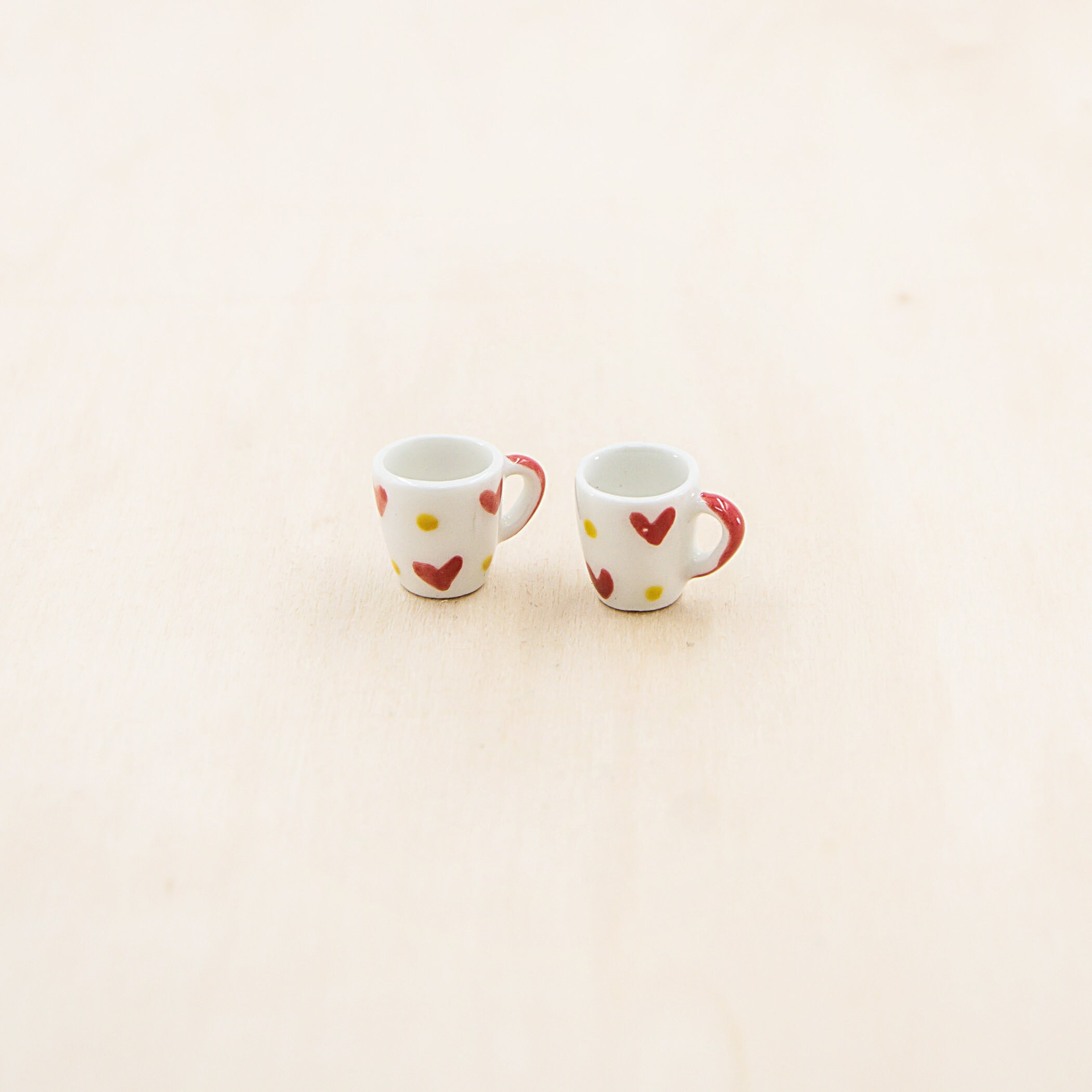 4 Miniature mug Ceramic miniatures | Etsy