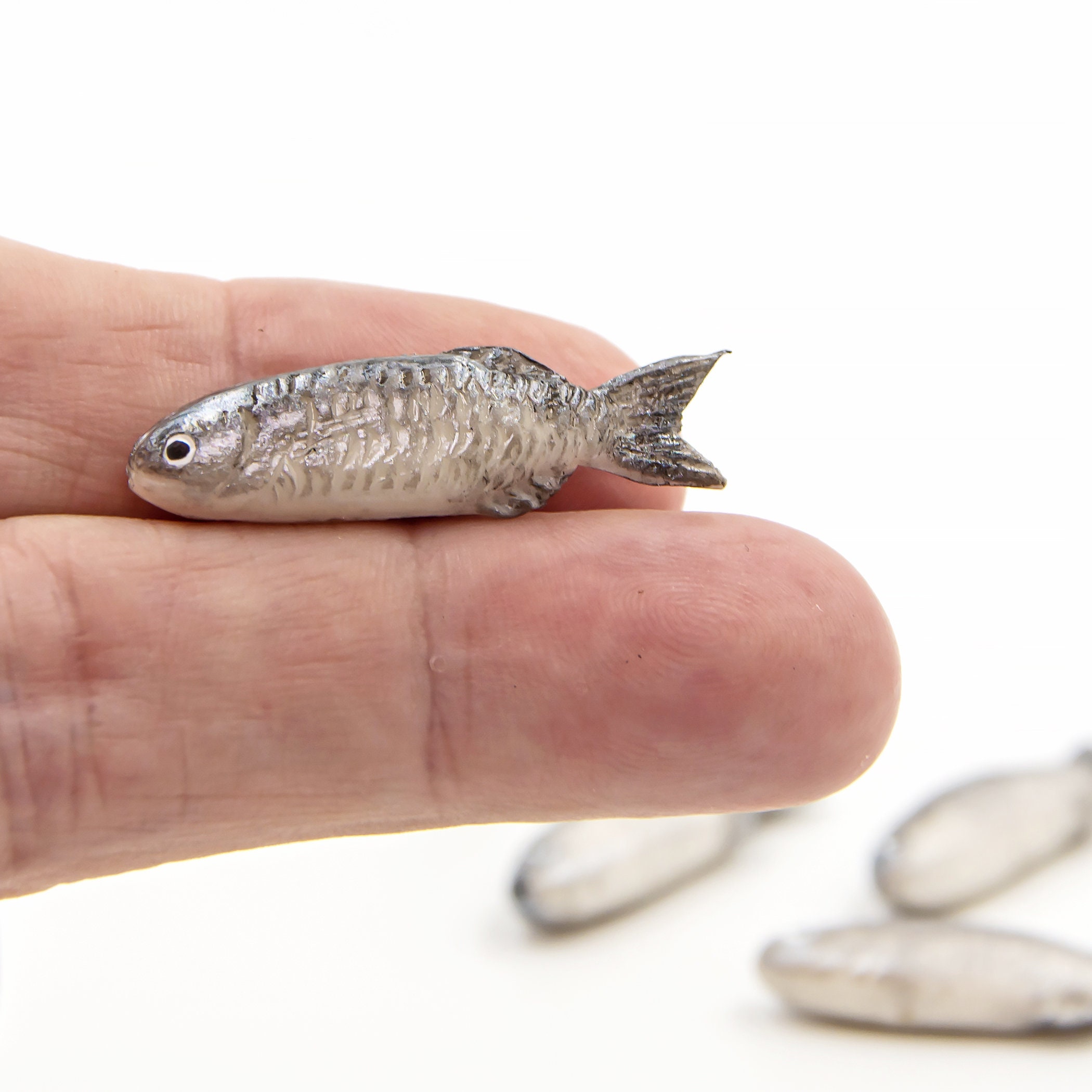 5 Miniature Fish Realistic Miniatures Props Replica | Etsy