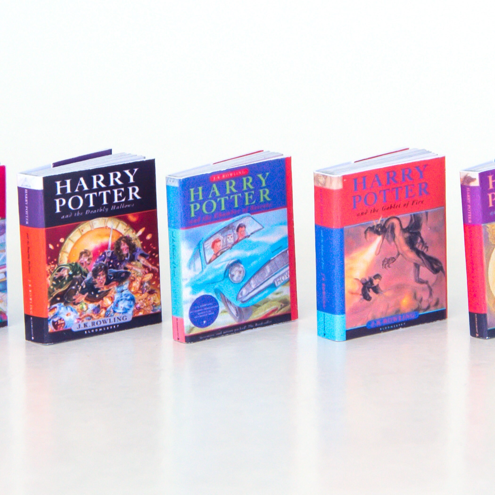 7 Miniature Harry Potter books Mini books Tabletop miniatures | Etsy