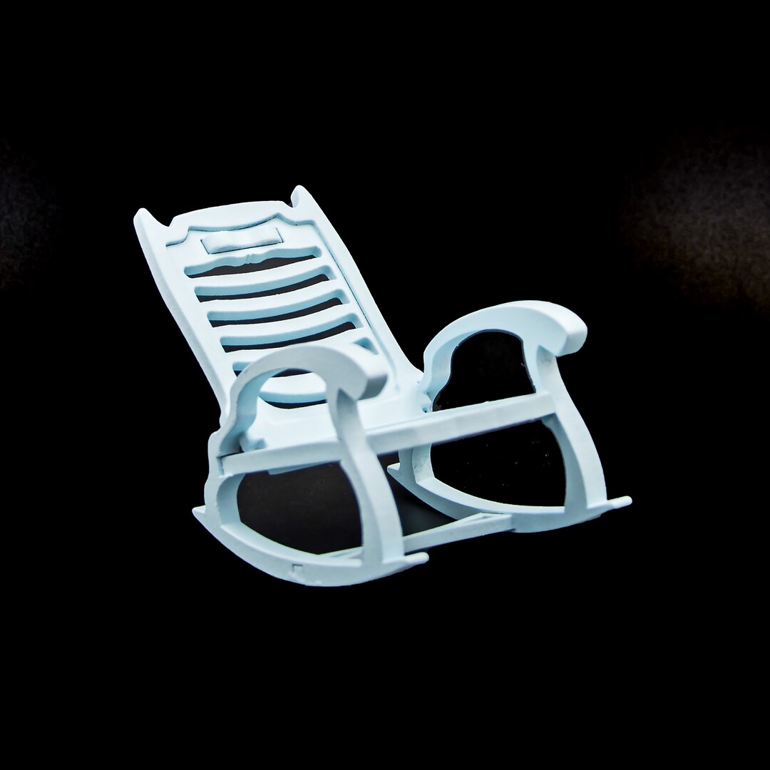Miniature Patio Rocking Chair Props Replica - Etsy