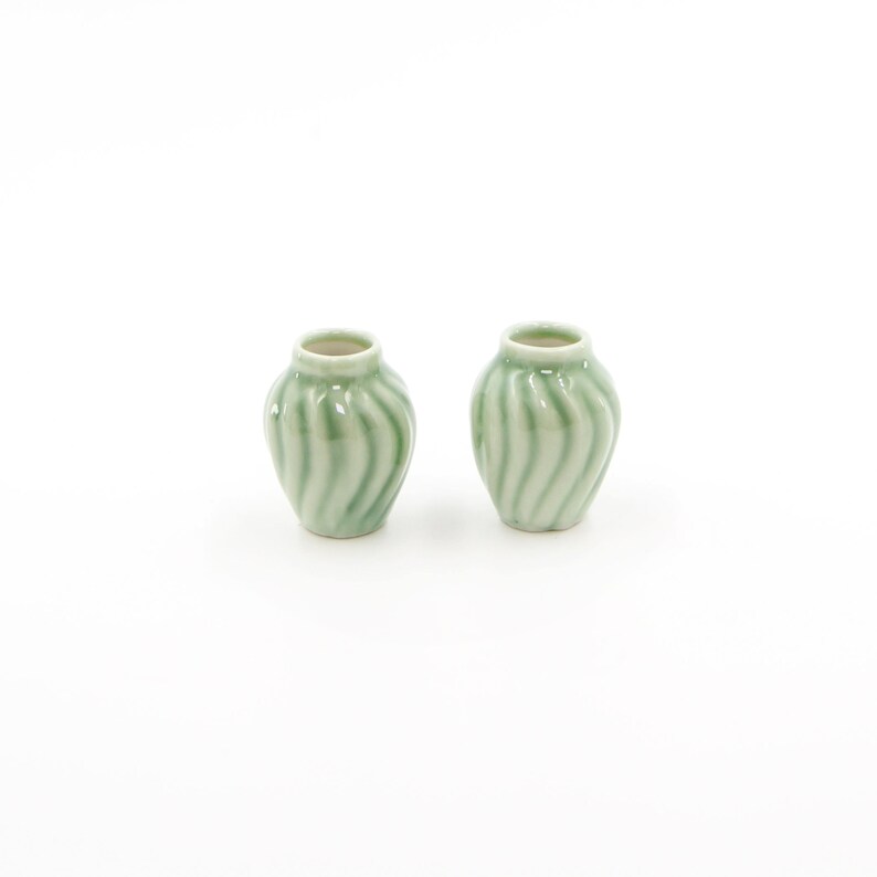2 Miniature Vases Tiny Pottery Mini Ceramic Vase - Etsy