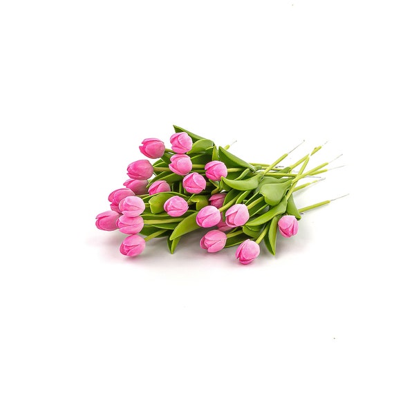 10 Miniature Tulips Dollhouse Flowers - Etsy