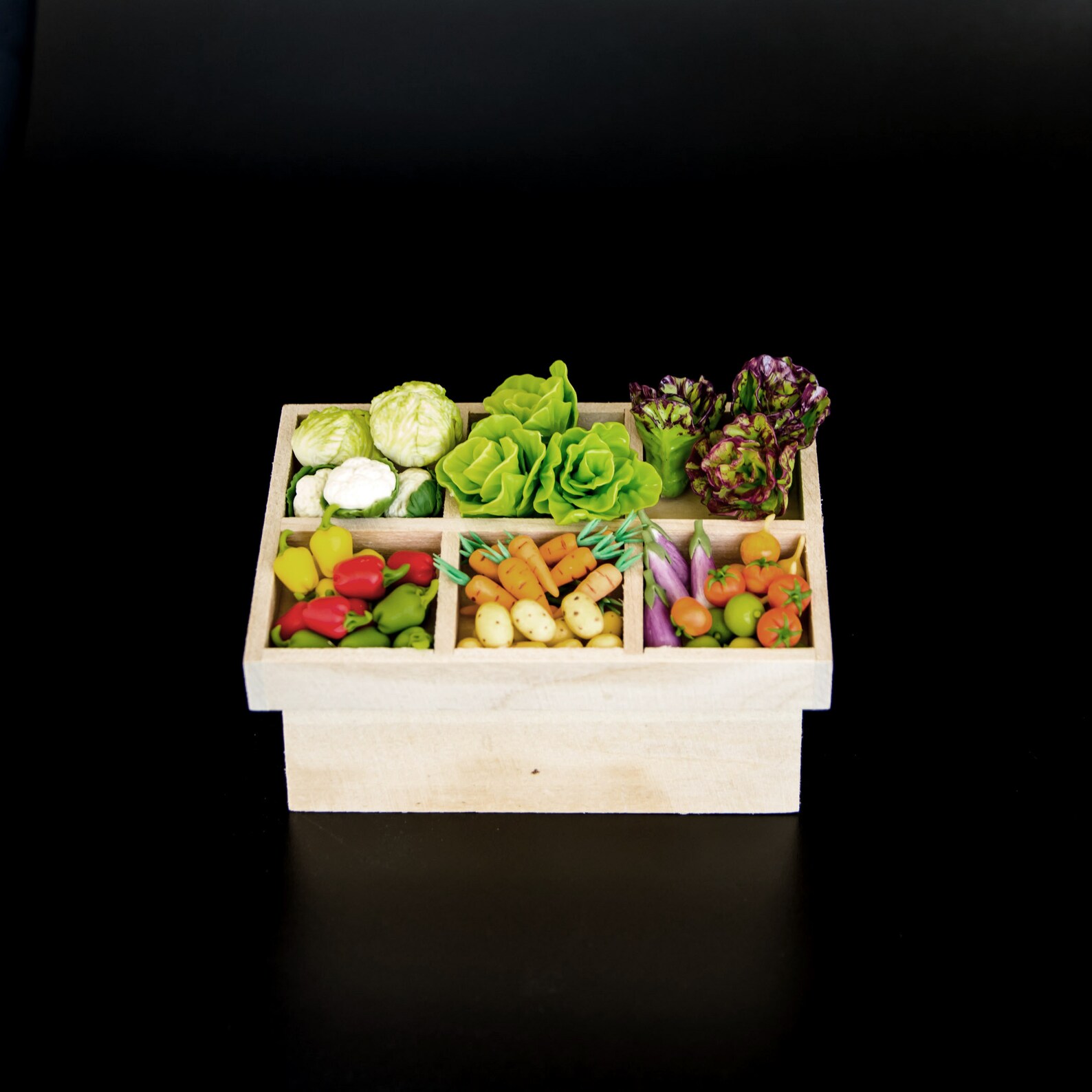 Miniature fully filled vegetable shop display Dollhouse | Etsy