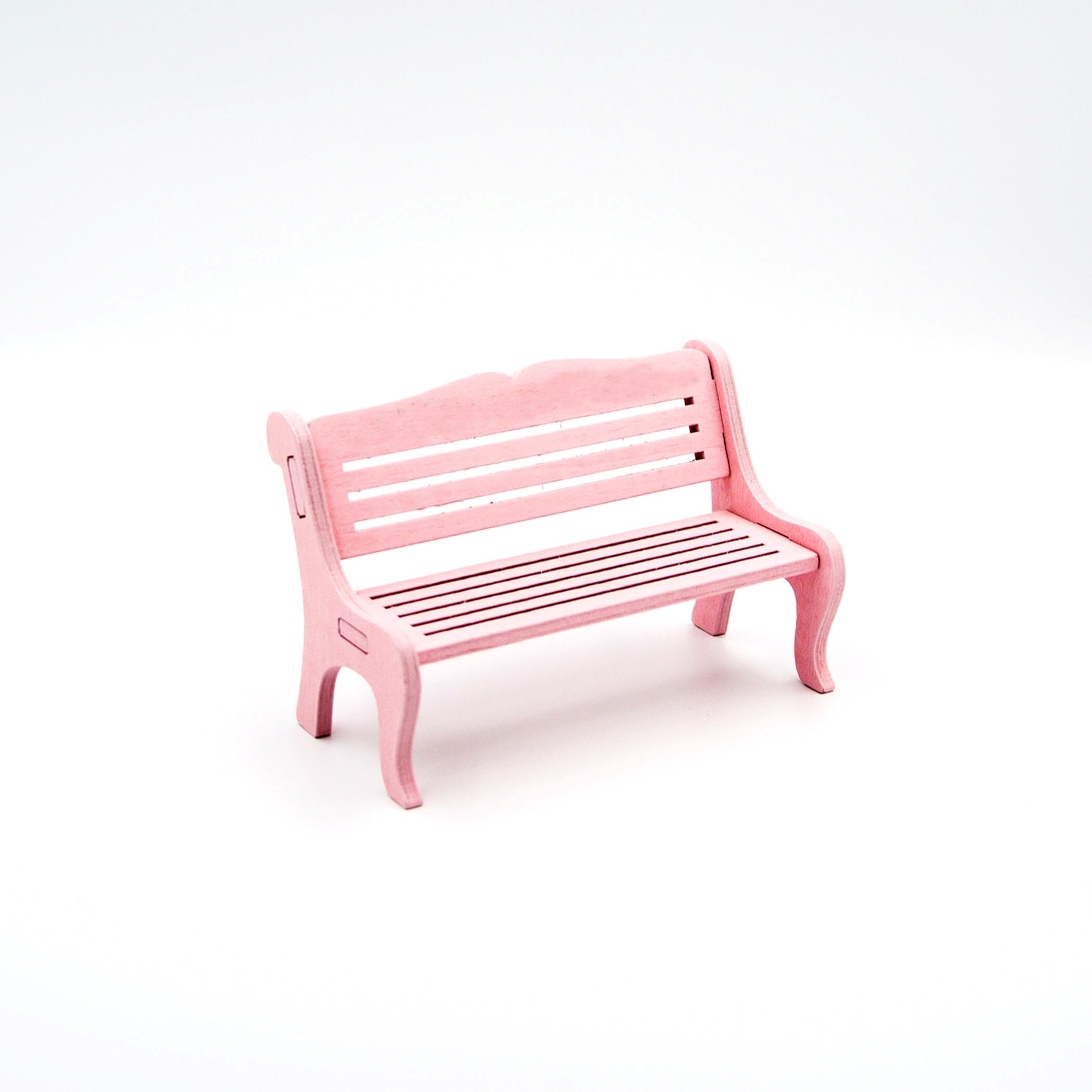 Miniature Park Bench Dollhouse Miniatures Furniture - Etsy