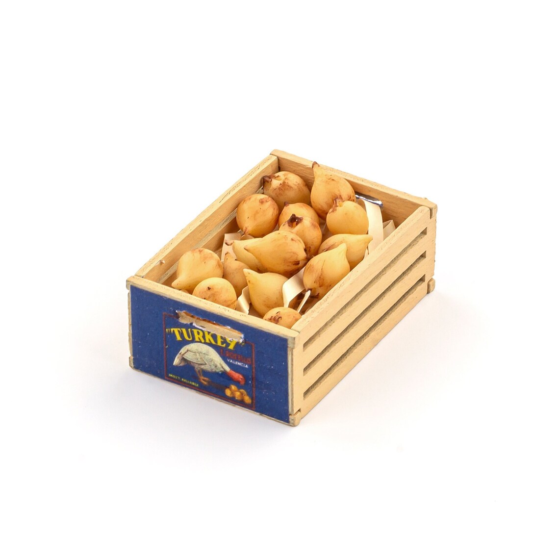 Miniature Crate With Onions Dollhouse Groceries - Etsy