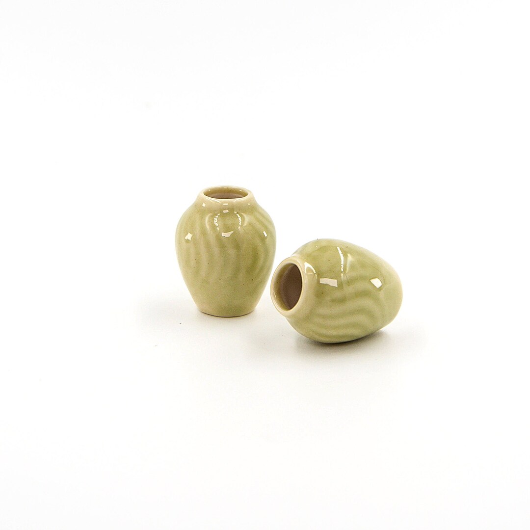 2 Miniature Vases Tiny Pottery Mini Ceramic Vase - Etsy