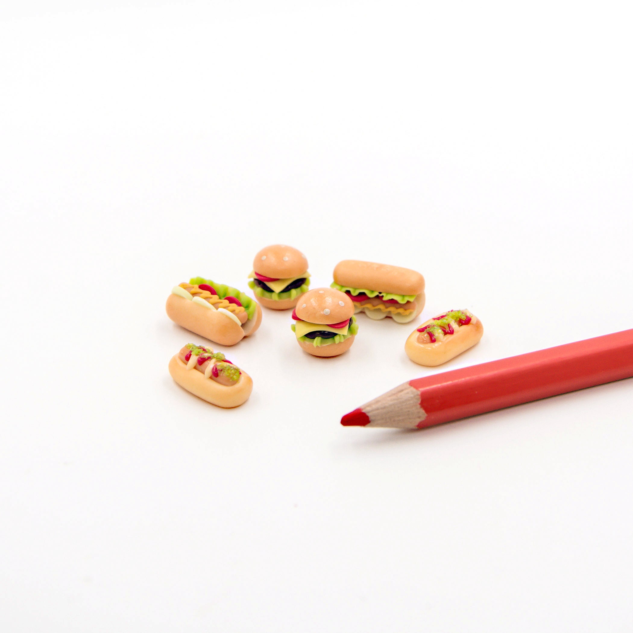 Miniature Fast Food Set Dollhouse Miniatures | Etsy