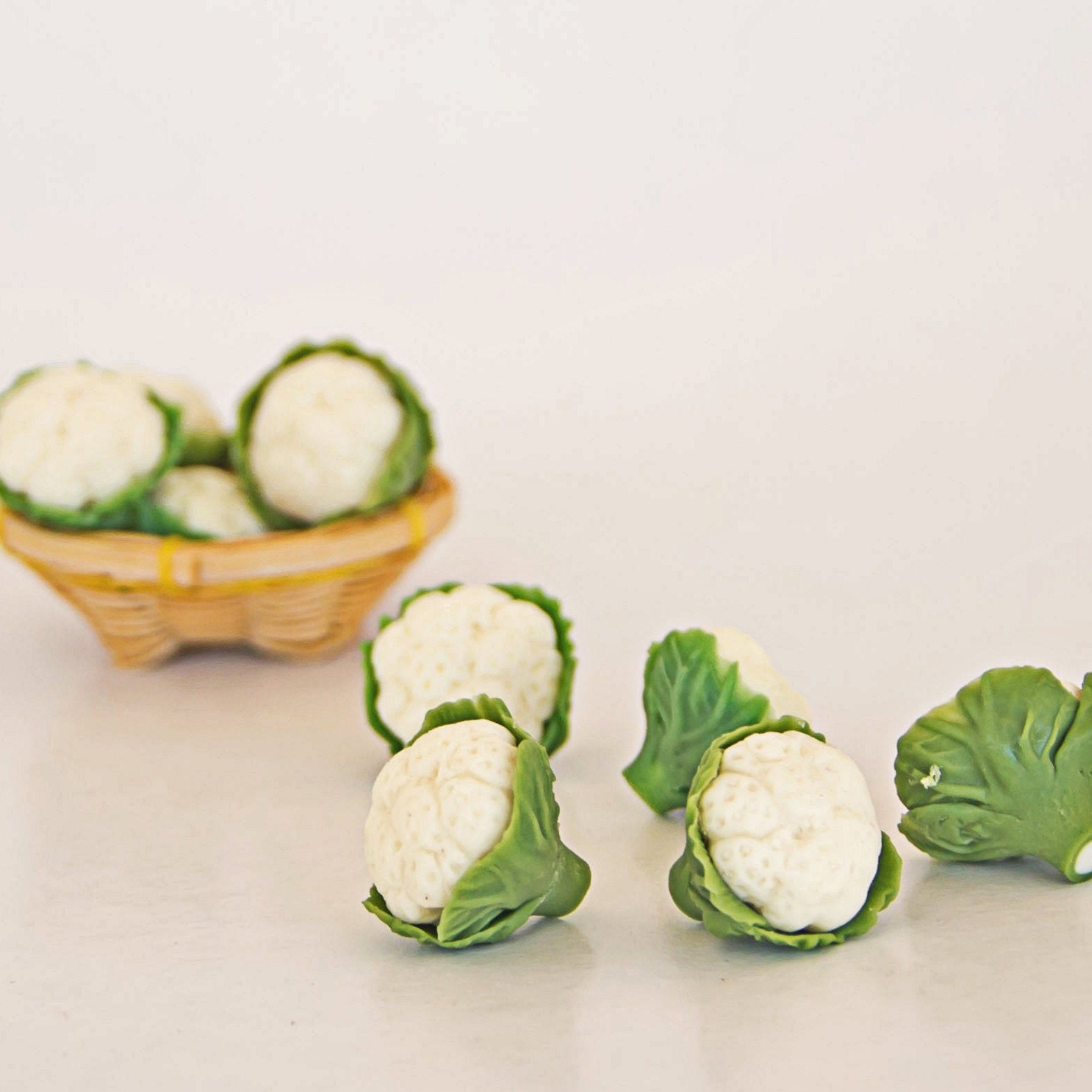 5 Miniature Cauliflower Props Replica - Etsy