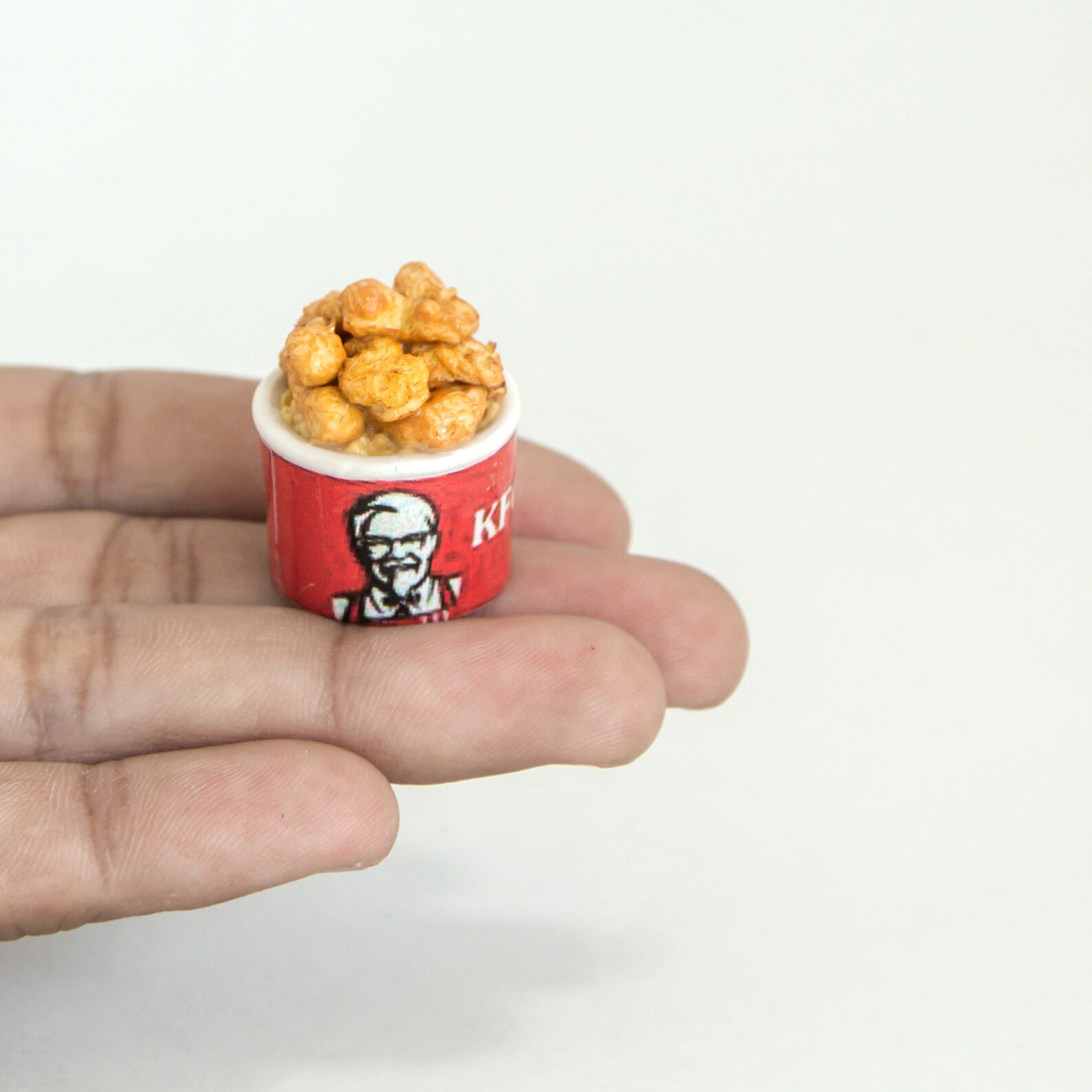 4 Miniature Fried Chicken Buckets Dollhouse Food - Etsy