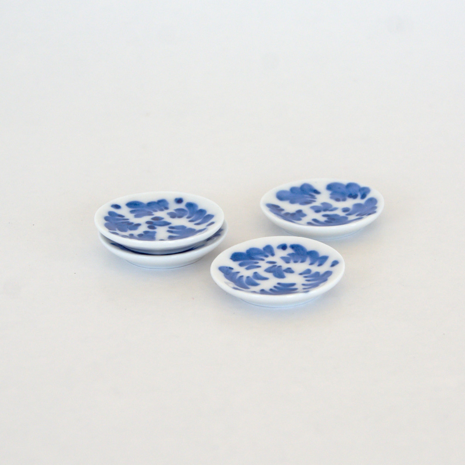 4 Miniature Plate Tiny Pottery Ceramic Miniatures - Etsy