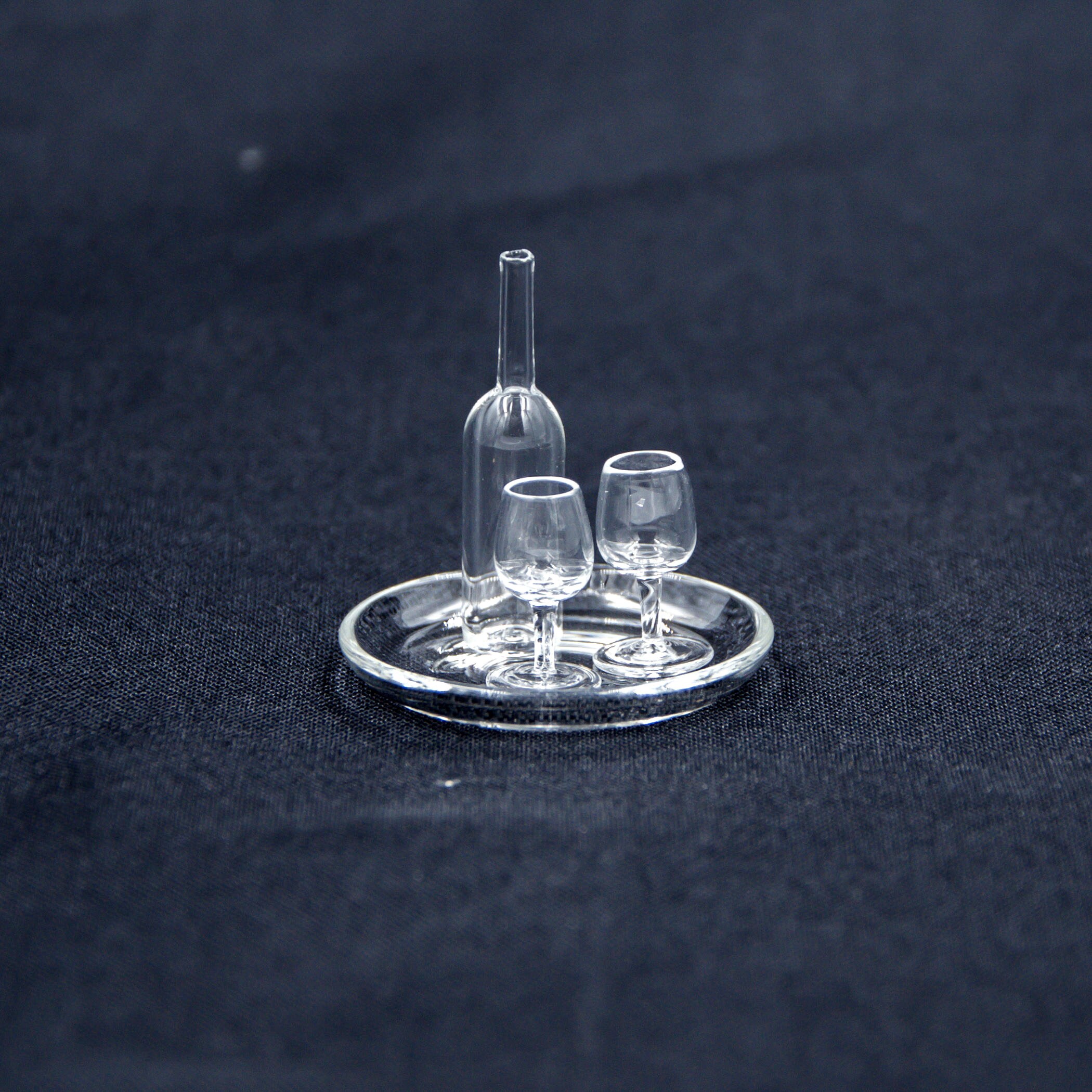 Miniature Glass Set Hand Blown Glass Props Replica - Etsy