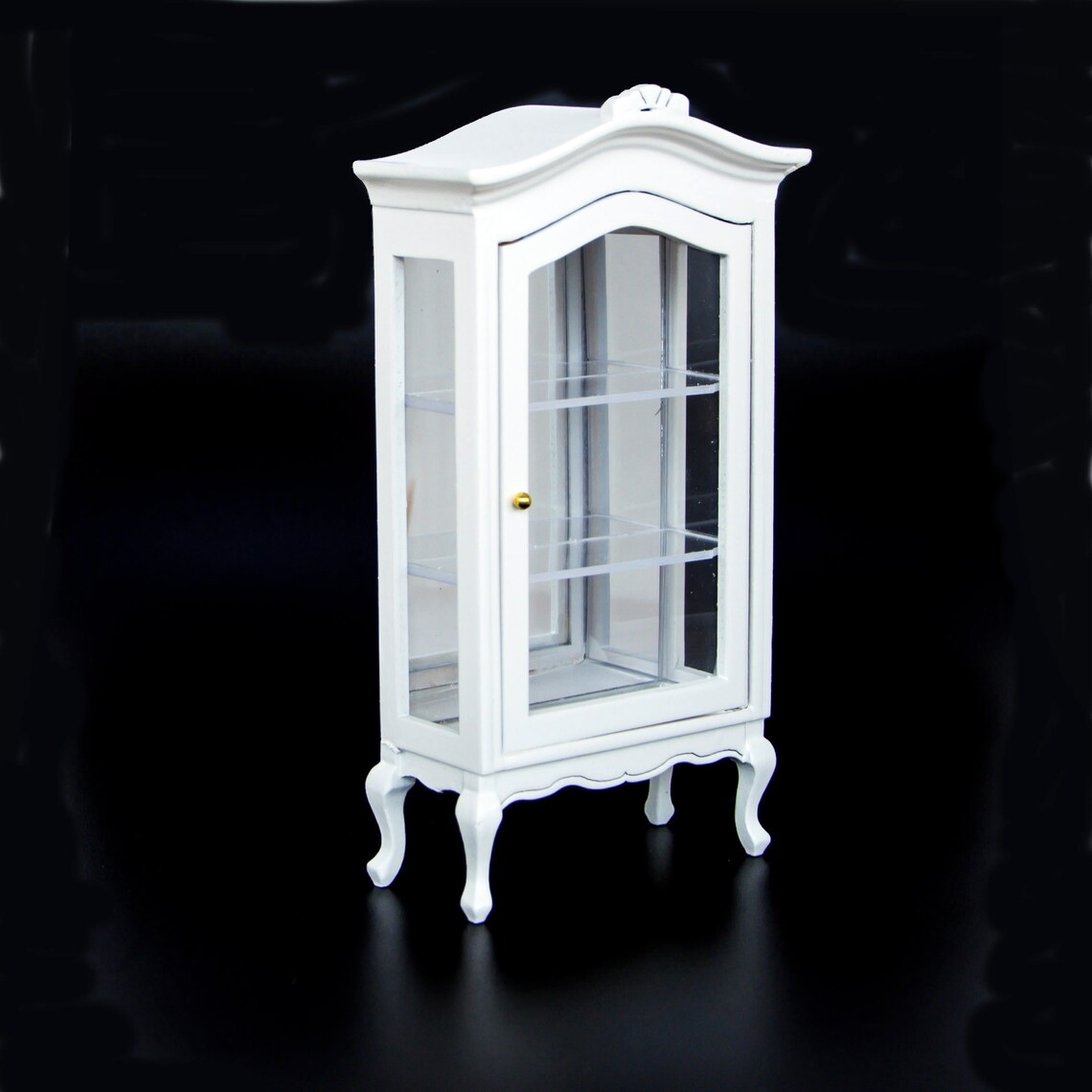 Miniature display cabinet Wooden cupboard Dollhouse miniatures | Etsy