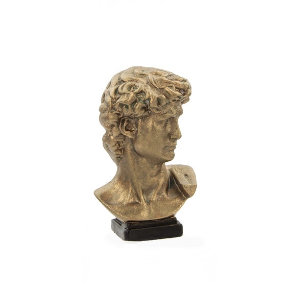 Miniature Bust Statue David Props Replica - Etsy